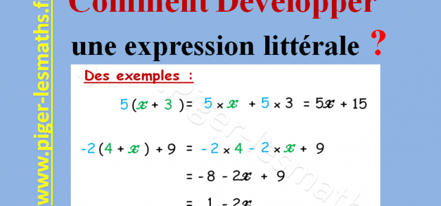 Programme Maths de 4ème Archives - Cours en Ligne - Piger-lesmaths.fr