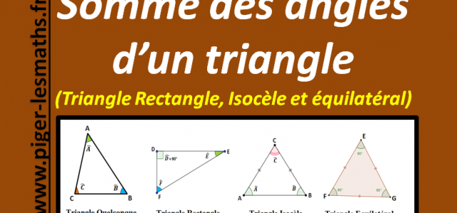 Maths 3ème Collège en Ligne | Cours Méthodes Astuces | Piger-lesmaths