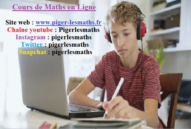 Cours de maths en ligne | Rappels | Méthodes | Astuces Mathématiques