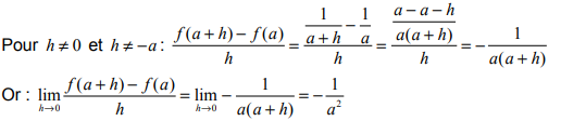 Tableau de Fonctions Dérivées Usuelles | Piger-lesmaths.fr